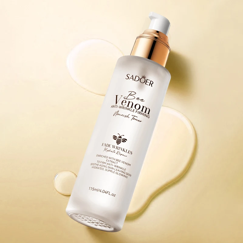 Oem Private Labels 100% Natural Sadoer Bee Venom Anti Wrinkle Nourishing Face Toner For All Skin ...