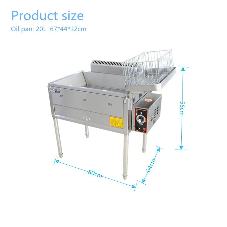 Alibaba.com: 20L commercial churro fish deep fryer, gas-powered, CE/BV ...