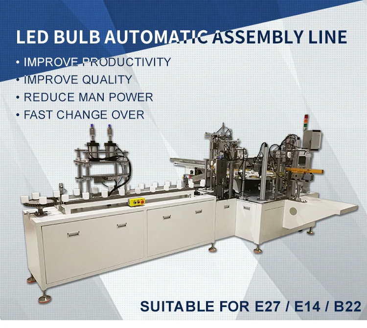Zhengbang Led Bulb Automatic Assembly Production Line/led Lamp ...