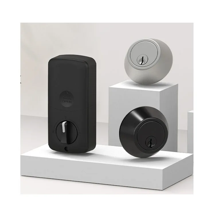 Outdoor Smart Wi-fi Deadbolt Lock With Tuya App Remote Control Key And ...