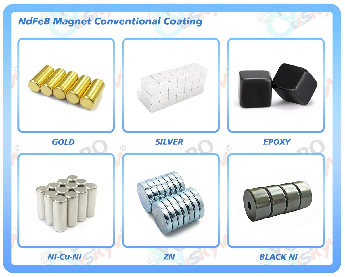 Epoxy Magnet Block Strong Circular Magnetic High Strength Temperature ...