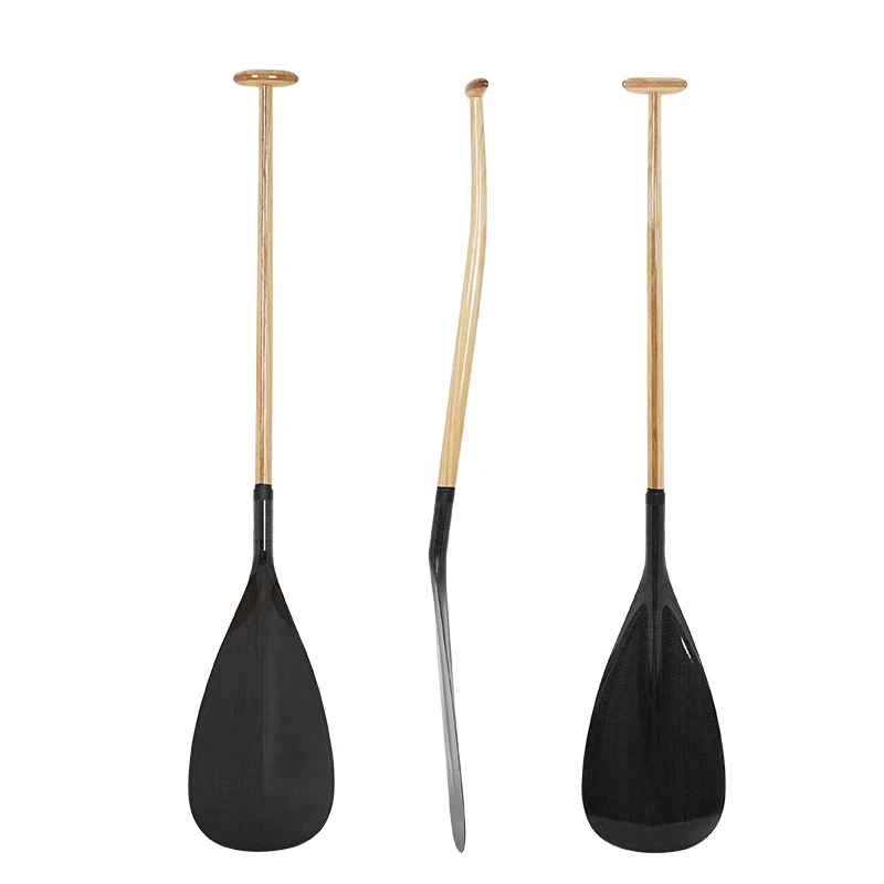 Neokudo 130cm OC Paddle Outrigger Canoe Paddle Wooden Shaft Carbon ...