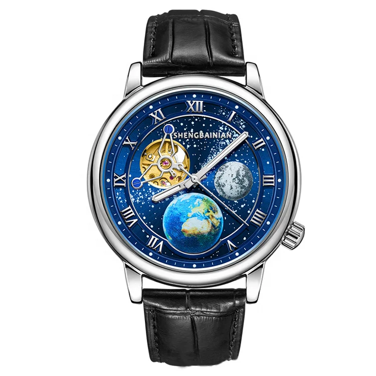 Automatic Mechanical Men's Watch With Luminous And Hollowed-out Design ...