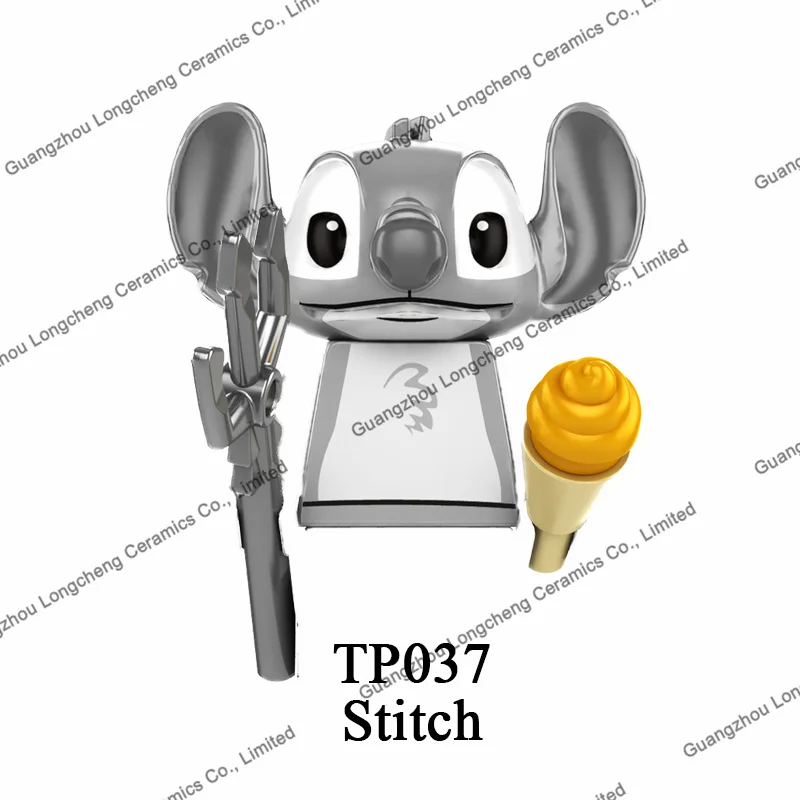 Tp1005 Famous Cartoon Character Stitch Angie Angel Mini Building Block Action Figures Kid's ...