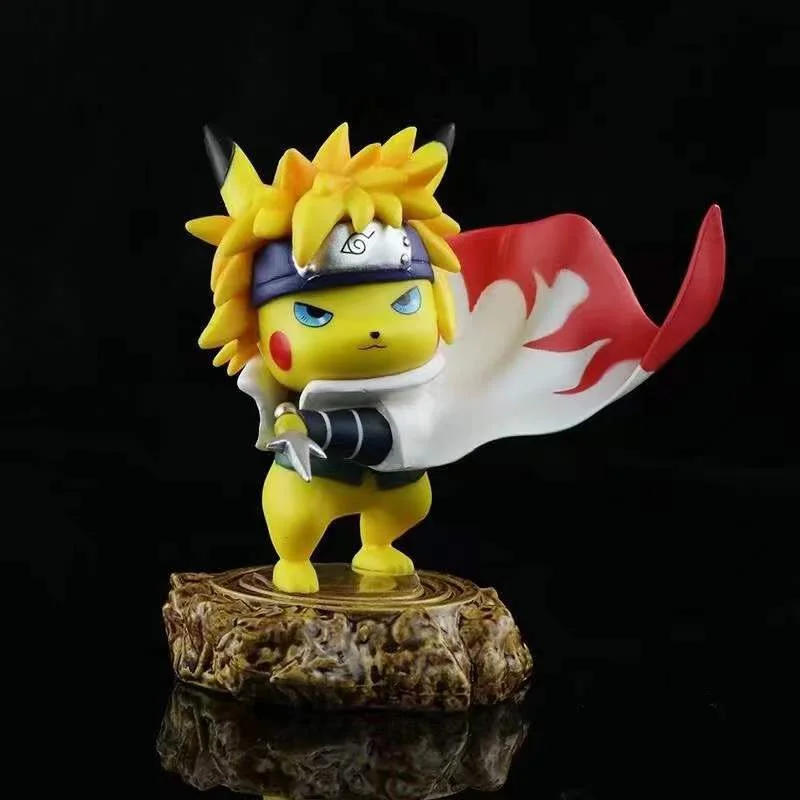 New Anime Narut Shippuden Figures Pica-chu Cosplay Sasuke Kakashi ...