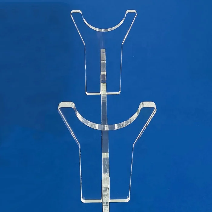 Clear Acrylic Rifle Display Stands - Modern & Customizable