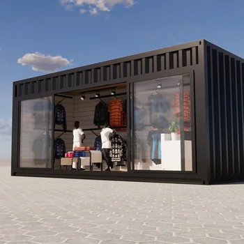 20ft Prefab Container Clothing Store Container,Kiosk,Booth Mobile Shop ...