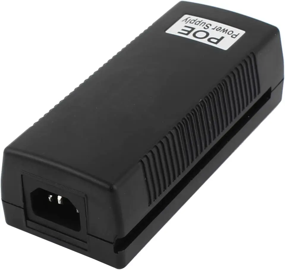 48Vdc 1.25A Passive Gigabit PoE Injector 60W PoE Power Supply 1G 2.5G ...