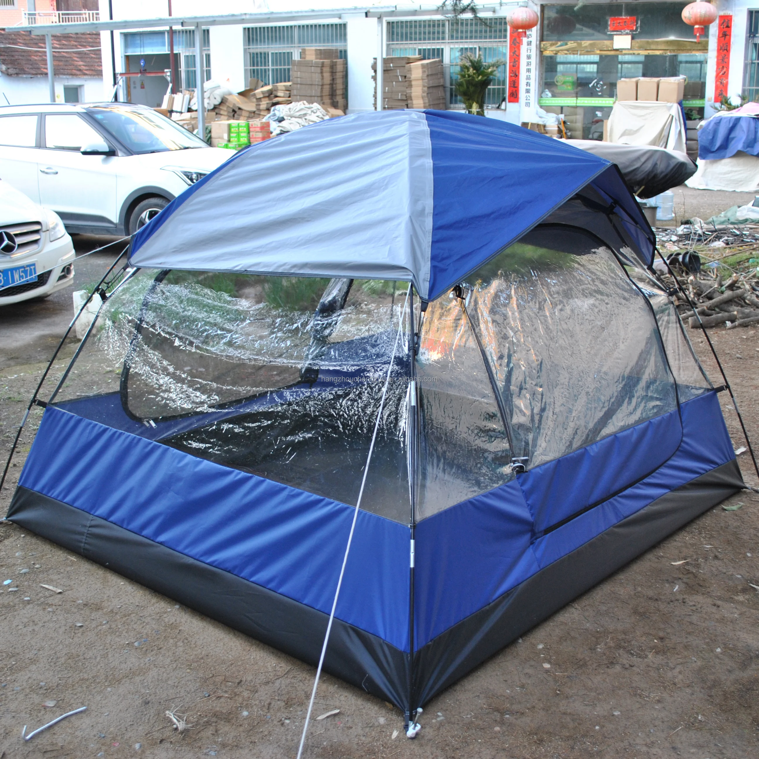 Hot Selling 4 Person Transparent Pvc Tent,4 Person Sun Room Tent,Czx ...