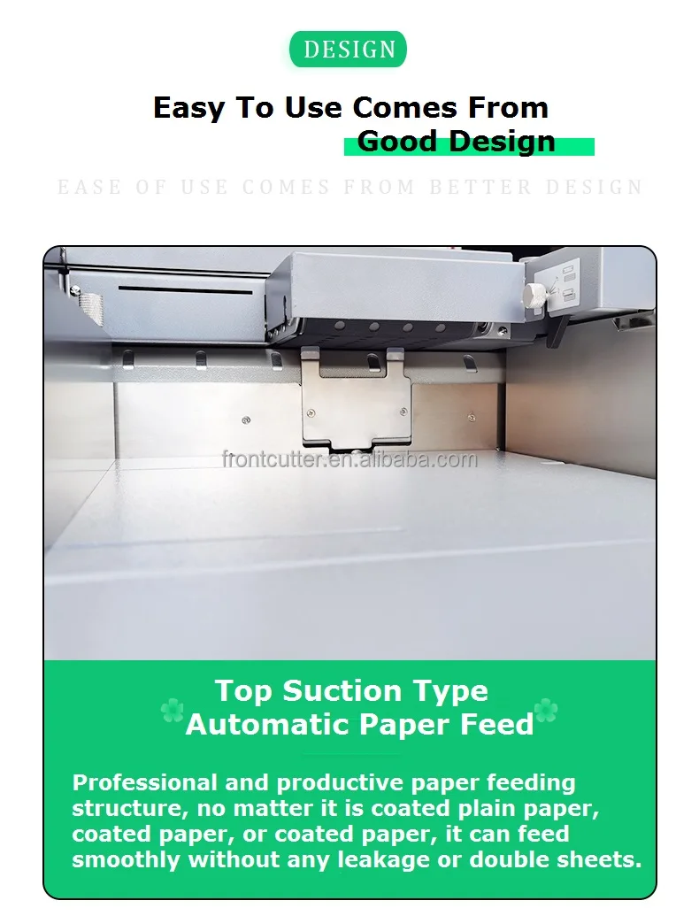 Front NC350A Paper Creasing and Perforating Machine with Numbering ...