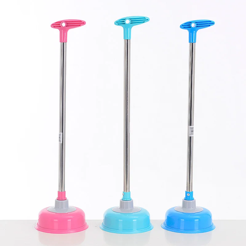 Hand Powered Action Drain Plunger Unclog Toilets Sinks Tubs Showers ...
