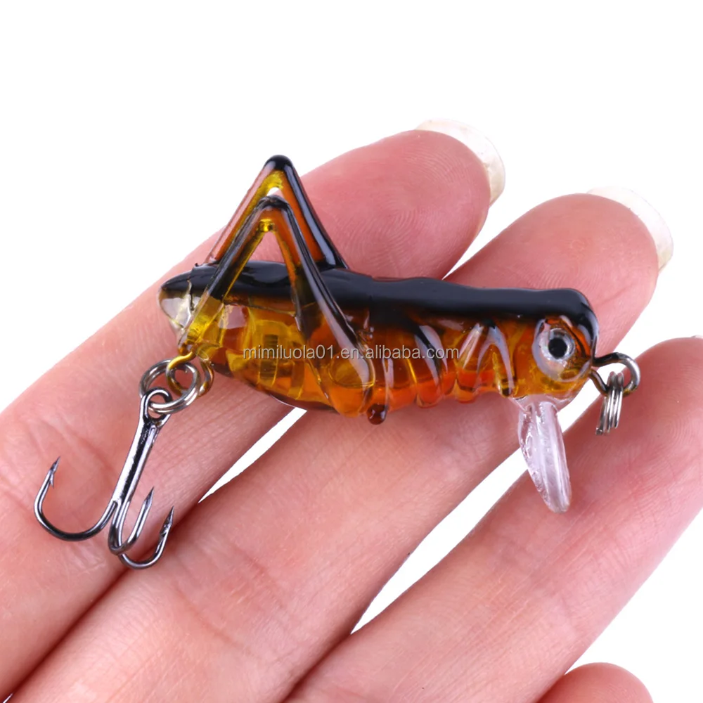 Wholesale 3.5cm 3g Hard Plastic Artificial Insect Baits Locust Cricket ...