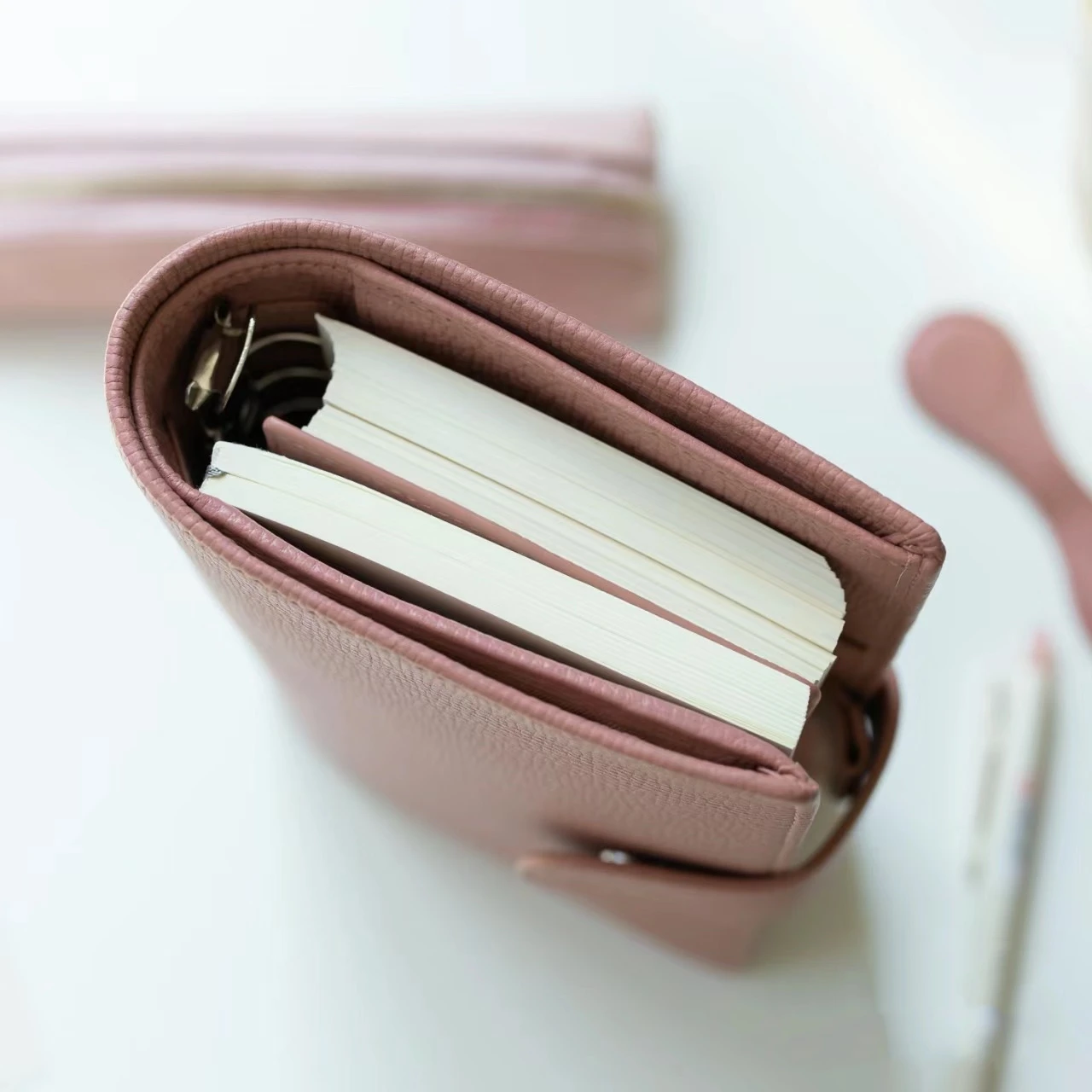 Wholesale Leather Binder A5 - PU Leather 6 Ring Wallet