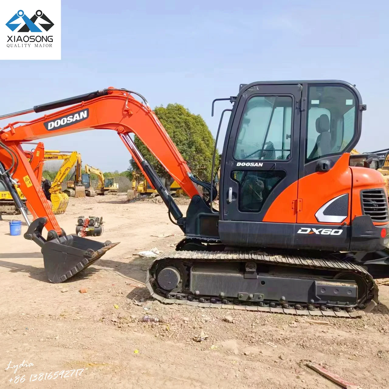 Used Hitachi Mini Doosan DX60 DH60 Crawler Excavator in Good Condition ...