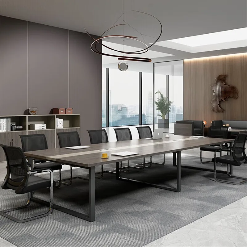 Office Conference Table Long Table Modern Simple Negotiation Training ...