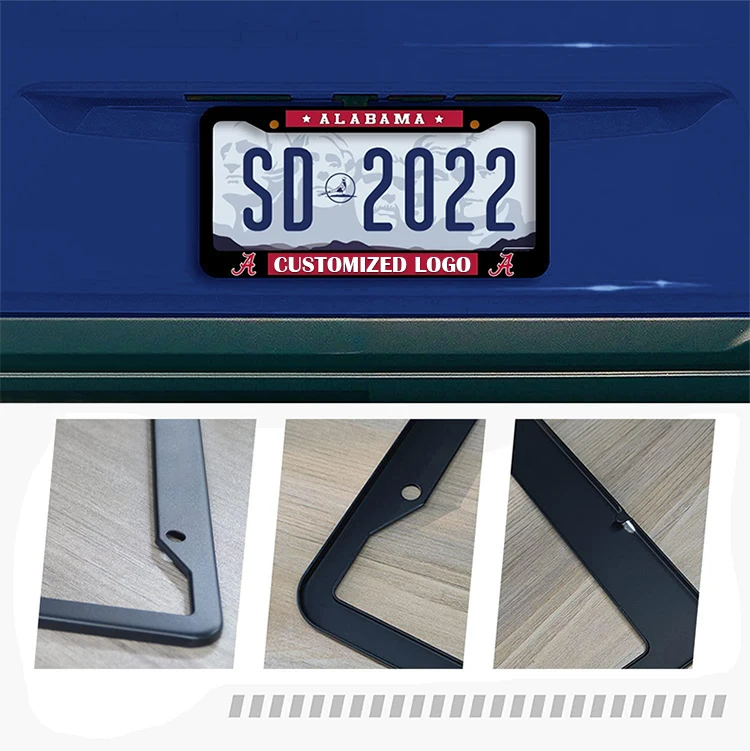 Customized Aluminum Car Plate Sublimation License Plate Blank ...
