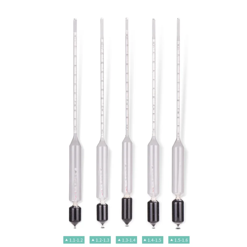 Laboratory Alcoholmeter 0-100 Glass Alcohol Tester Hydrometer Measuring ...