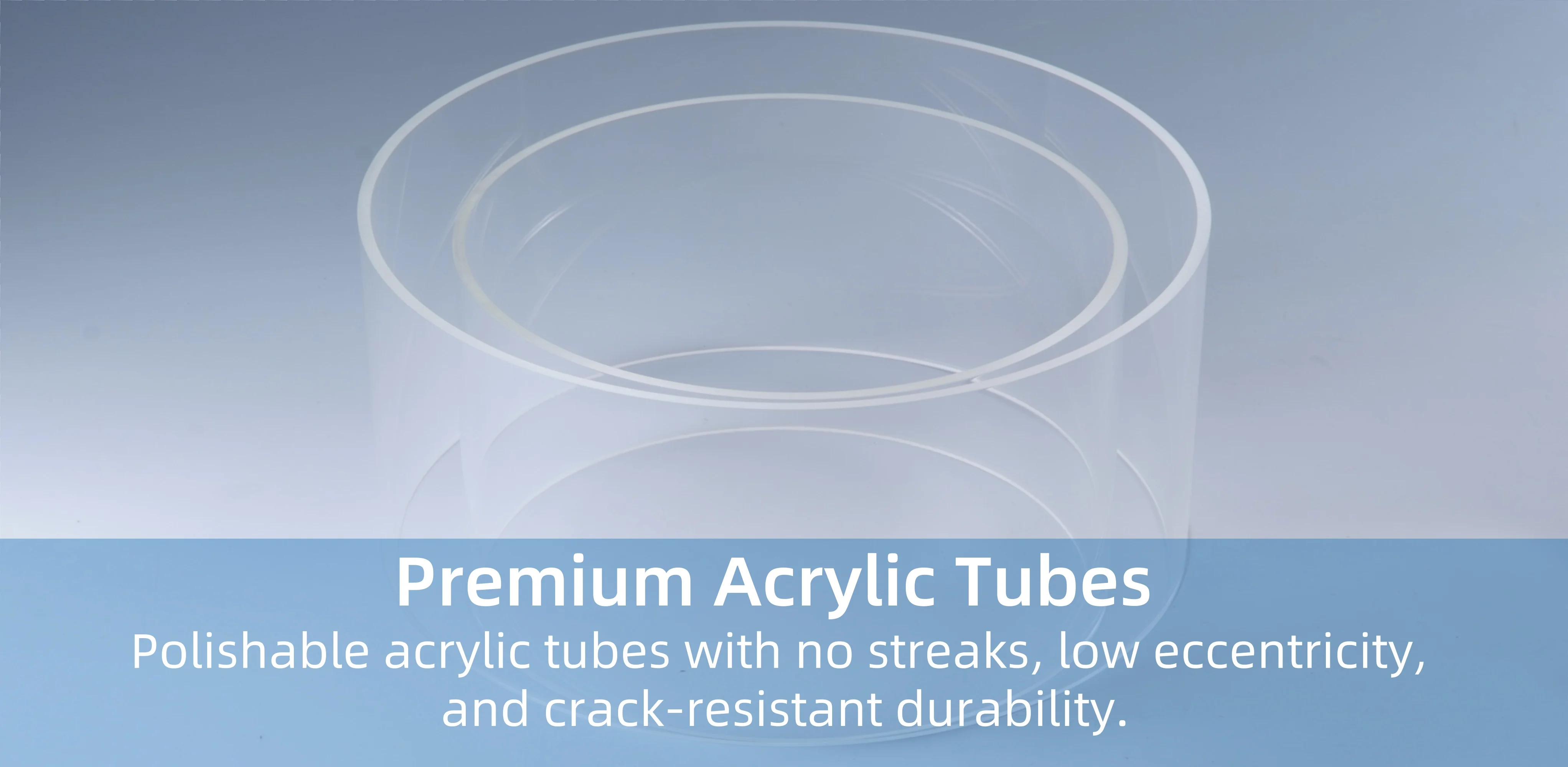Transparent PMMA Tube Acrylic Pipe Tube Custom Round Shape Large Size ...