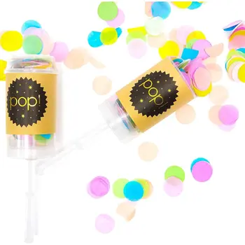 Mini Size Push Pop Sprinkle Confetti Cannons Party Popper For Wedding ...