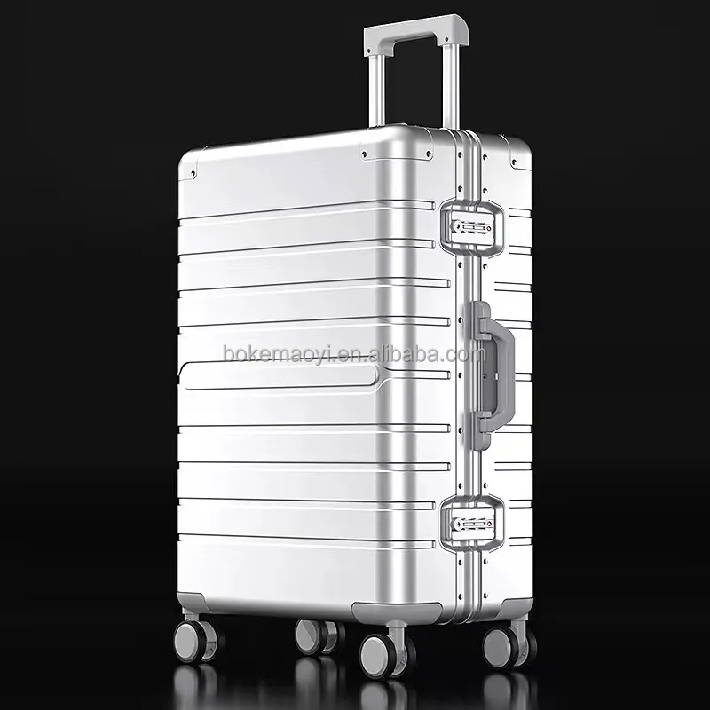 2024 Boke Custom All Aluminum Magnesium Alloy Luggage Large Capacity ...