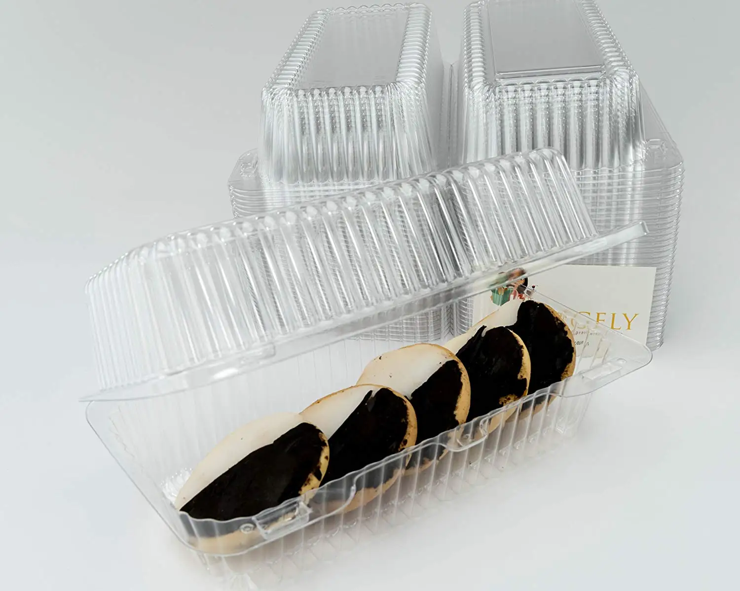 Custom Plastic Food Clamshell Bops Food Container Clear Take Away ...