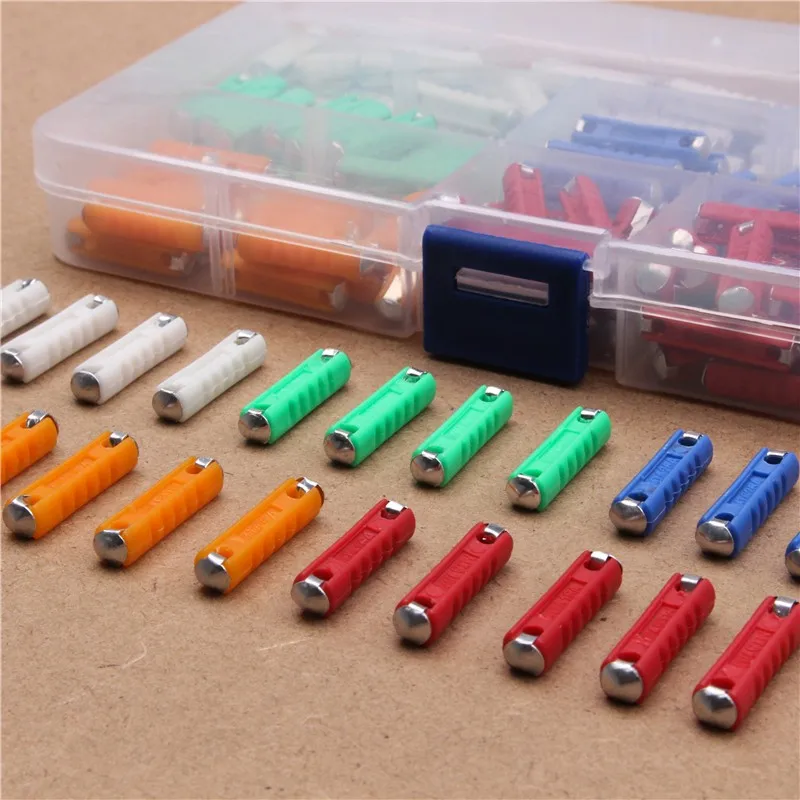 200 Pcs Car Fuses European Automotive Fuse 5a 8a 16a 25a 40a For ...