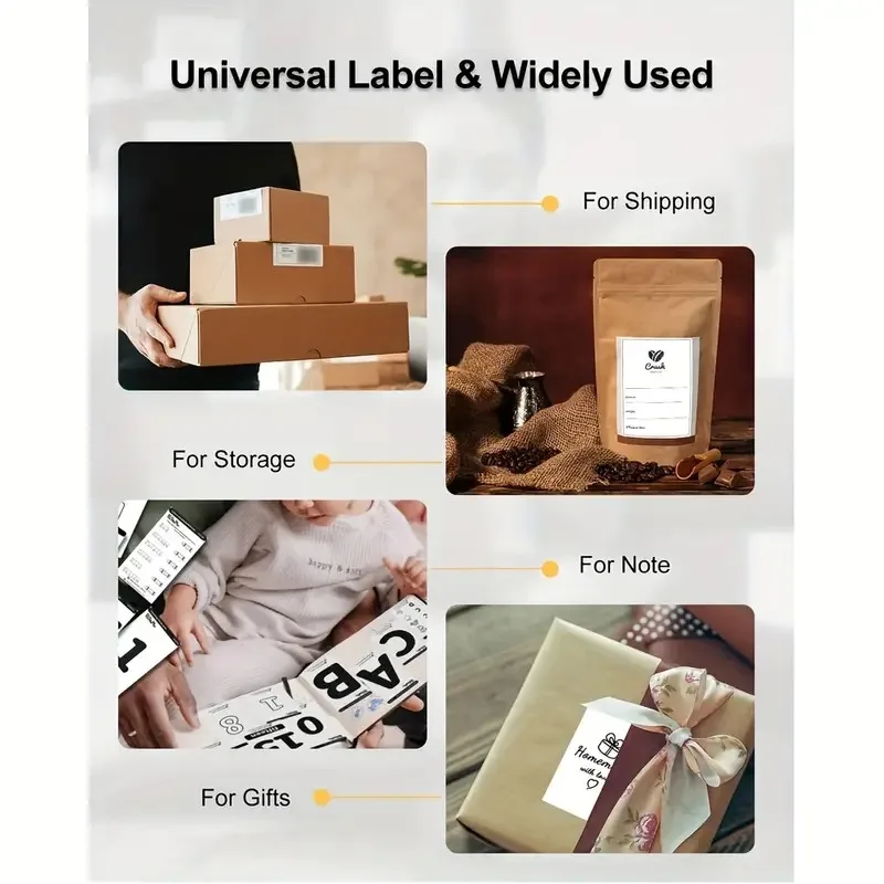 4x6 Waterproof Shipping Labels - 1000 Adhesive Stickers