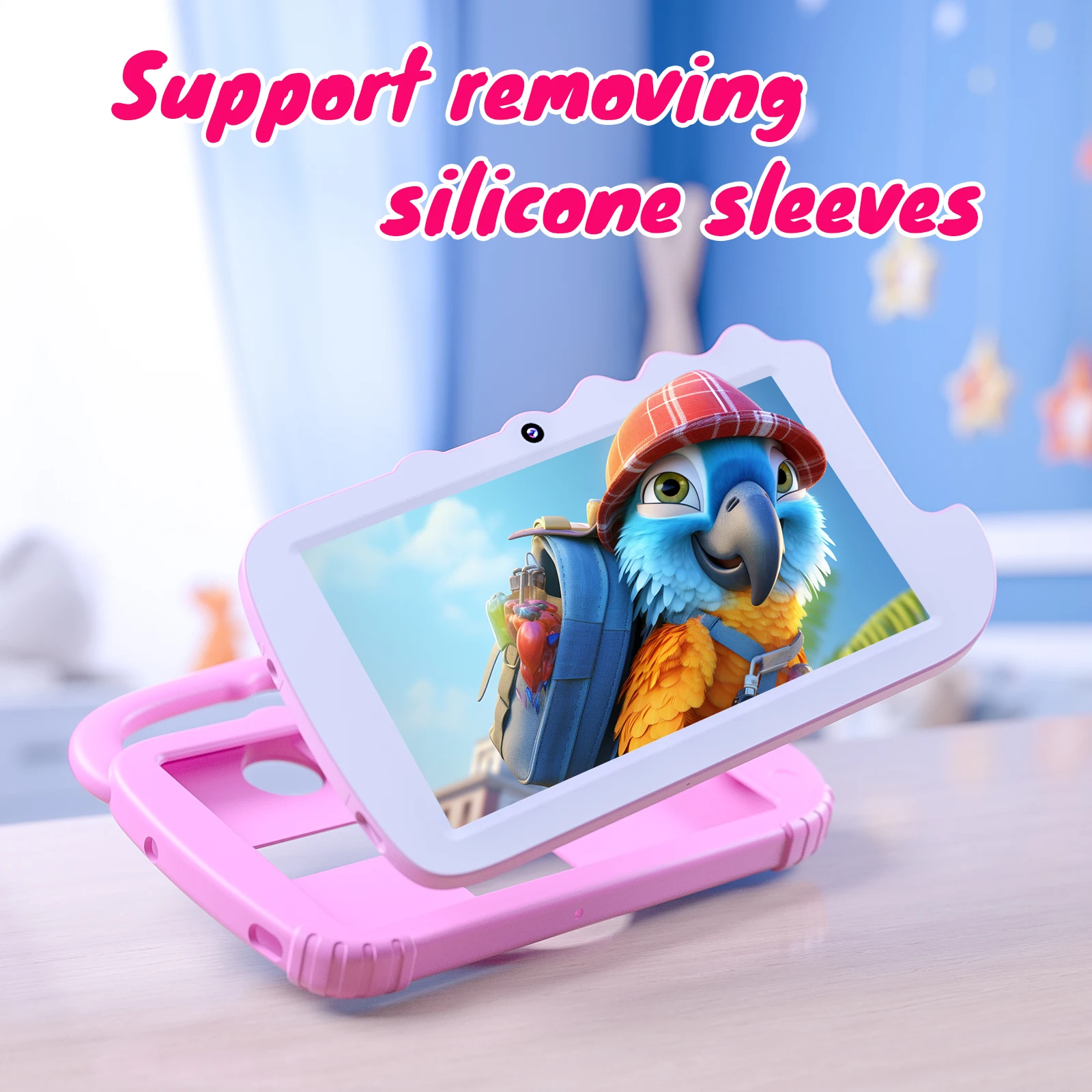 7 Inch Ram 2+2GB Memory 32 GB HD IPS 1024*600 Android 12 Educational ...