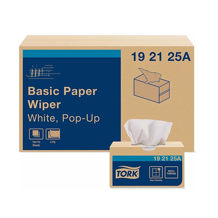 Nonwoven Industri Paper Wipe Honey Comb Pattern With Pop-up Box - Buy ...