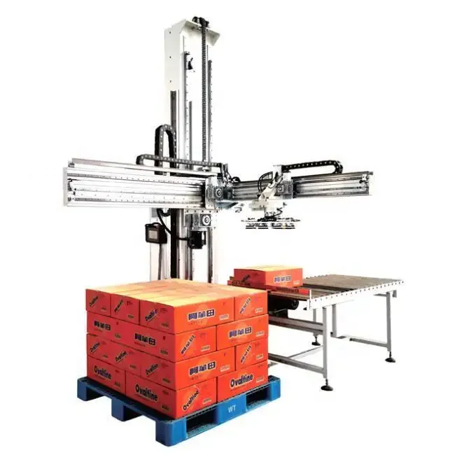 Rotary Arm Carton Palletizer,25kg Bag Pick up Place Type Palletizer ...
