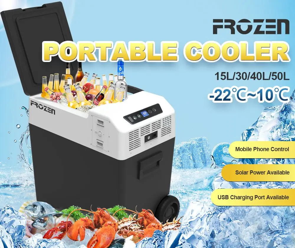 FC Series 95L Dual Using Cooler Compressor Portable Fridge Freezer with ...