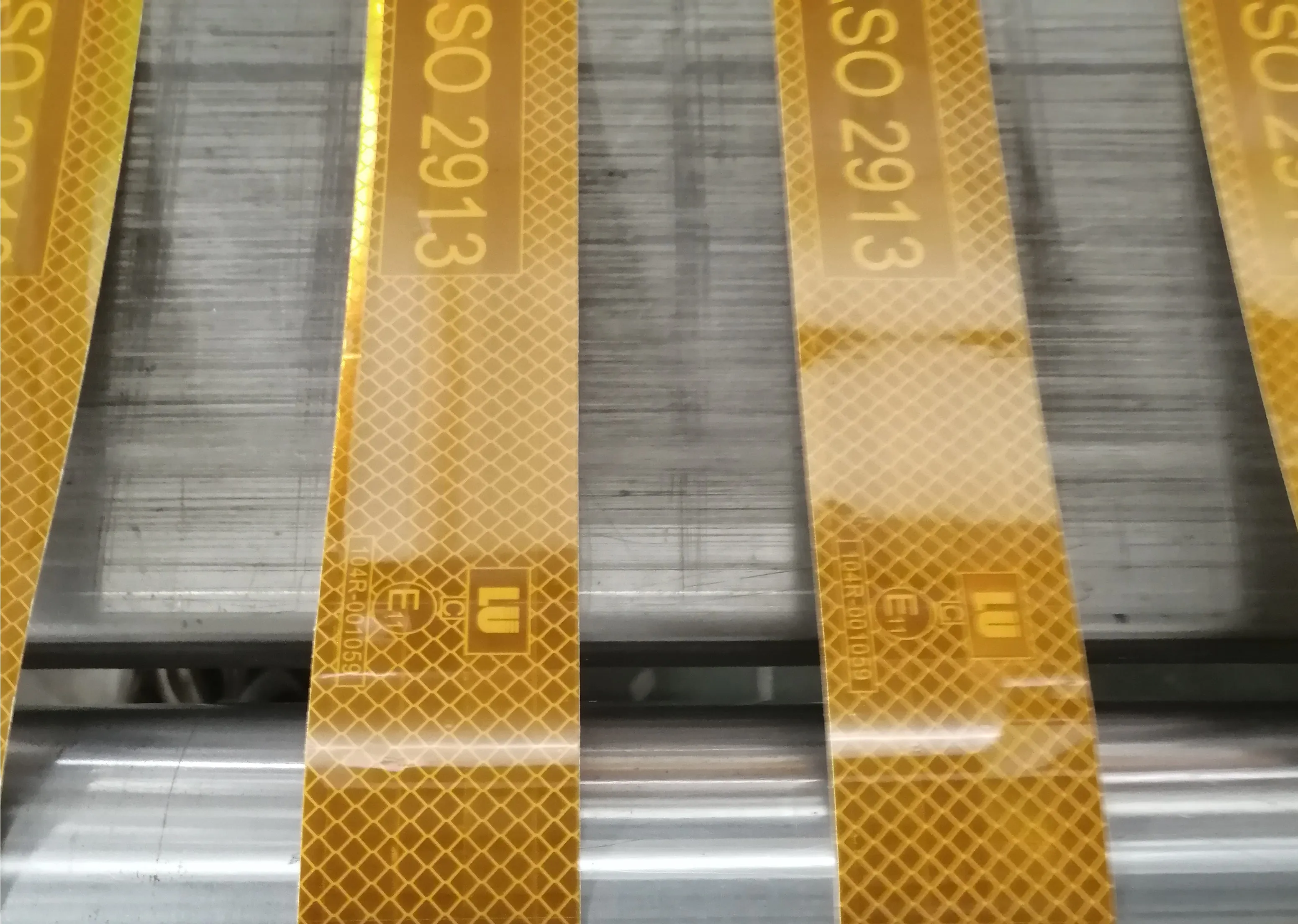 Saudi Arabia SASO 2913 Yellow Reflective Tape for Trucks