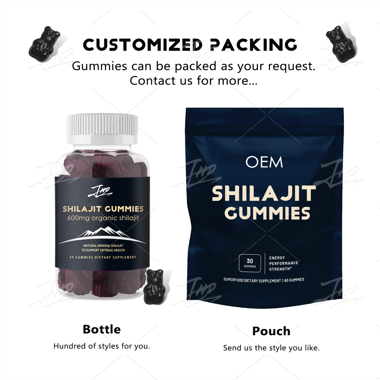 Oem Private Label 600mg 1000mg Halal Pure Himalayan Shilajit Gummies - Buy Oem Private Label ...
