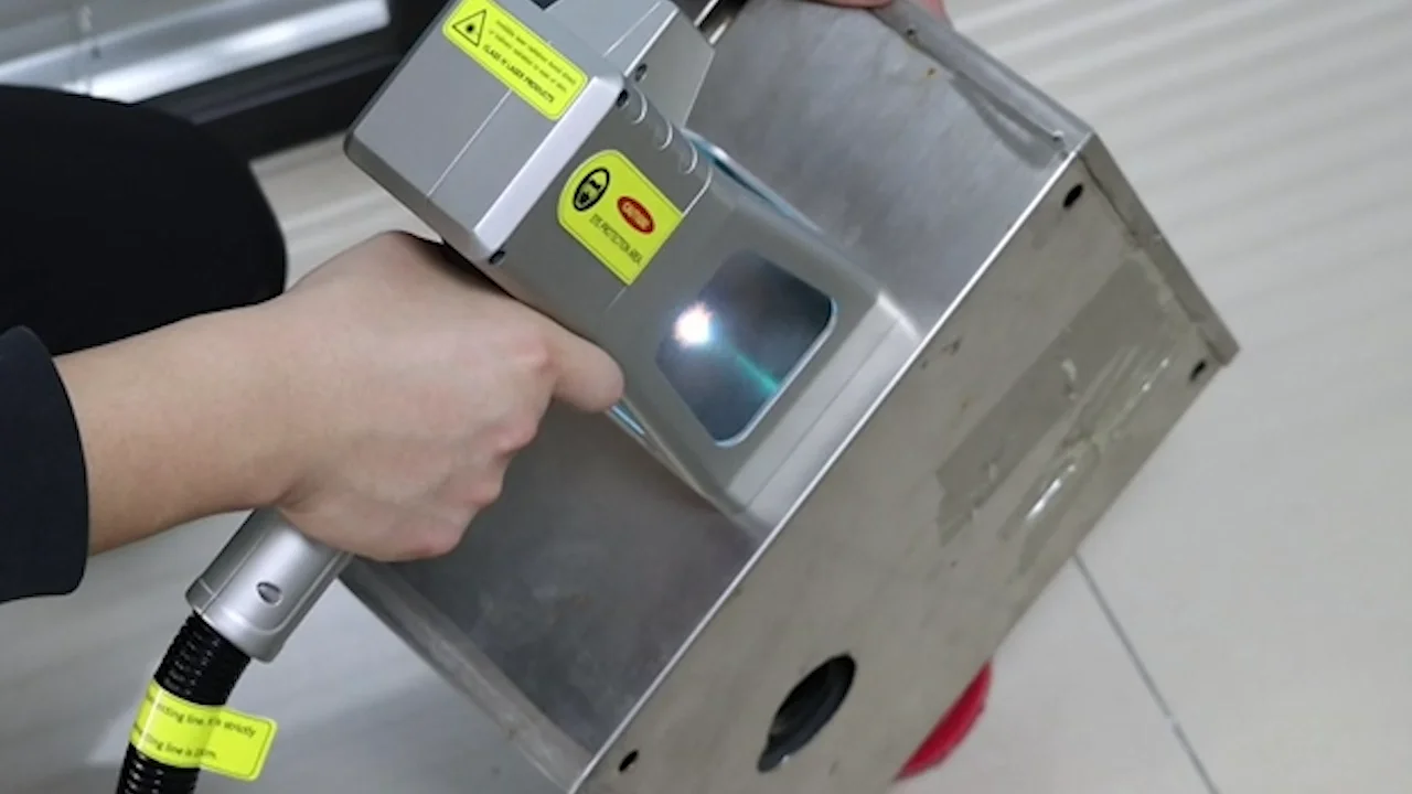 Portable Mini Metal Plastic Automated Handheld Laser Marker Marking ...