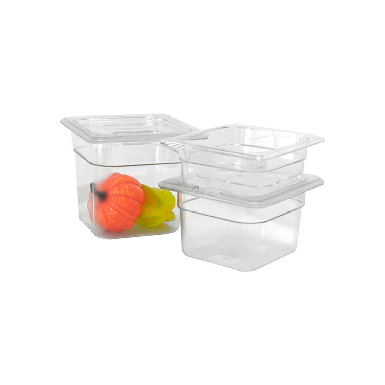 JINDE GN Pan Clear Plastic Polycarbonate Storage Transport