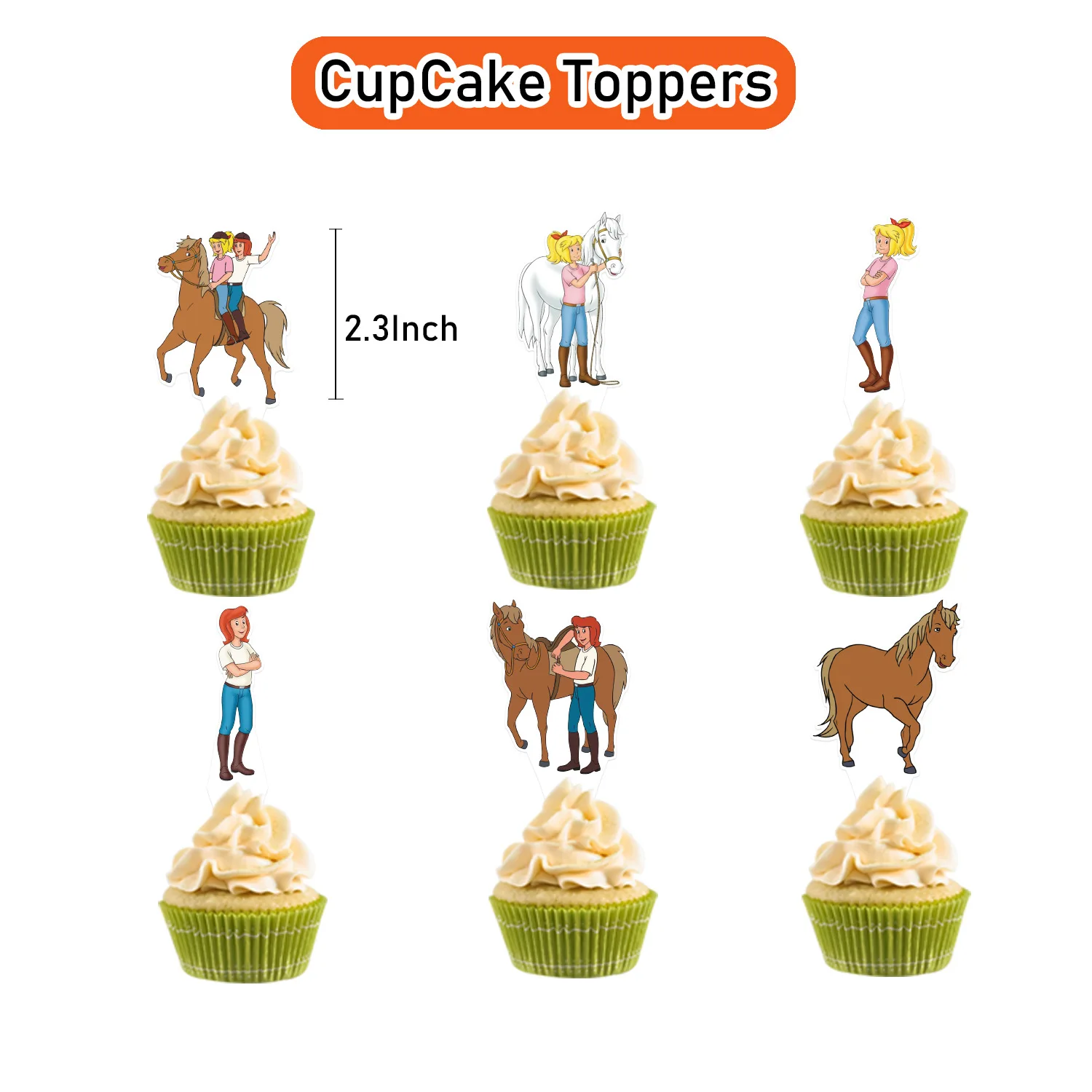 Bibi&tina Theme Balloons Set Kit Baby Girl Birthday Party Cartoon ...