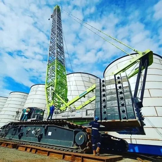 Zoomlion 500 Ton Heavy Duty Zcc5000 Hydraulic Dragline Crawler Crane ...