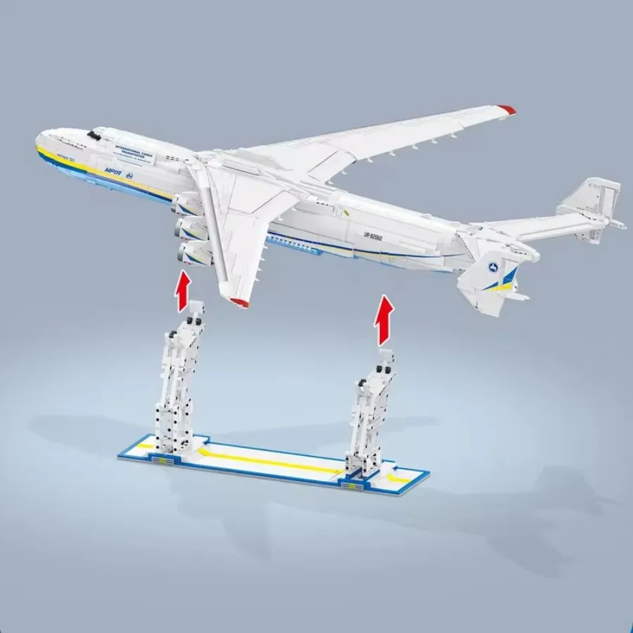 Large Transport Aircraft An-225 Model Aviation Plane Airplane Bricks ...