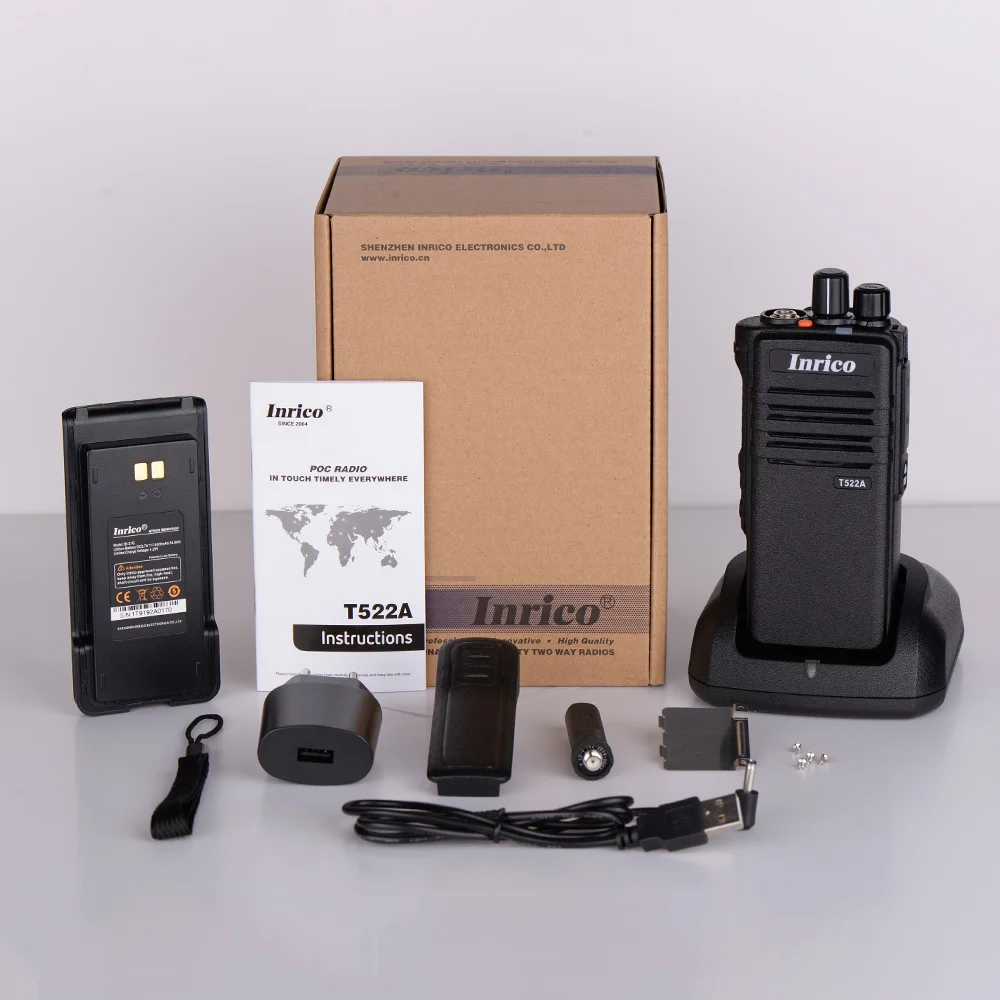 Inrico T522a High Quality 4g Lte Long Range Walkie Talkie Gsm Wcdma ...