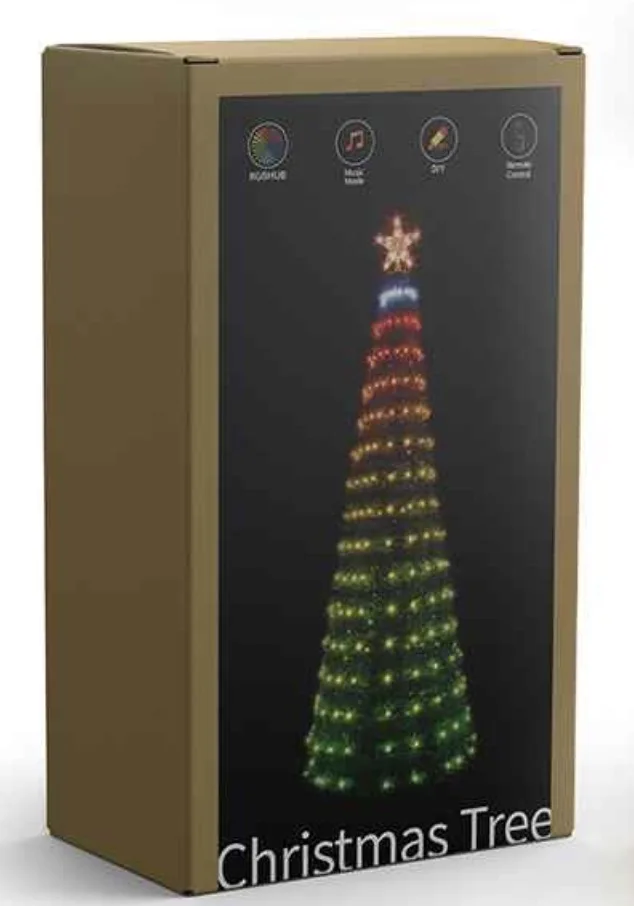 Fold Christmas Trees Outside Christmas Decorations 314 Led Lighted ...