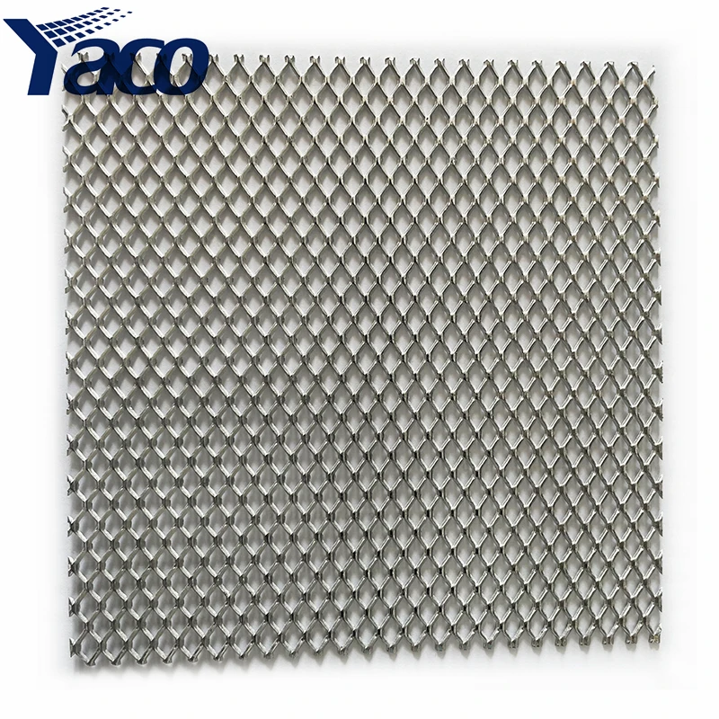 4x8 expanded metal lowes Diamond Wire Mesh Raised stretched Metal weight Flattened expanded metal mesh fence