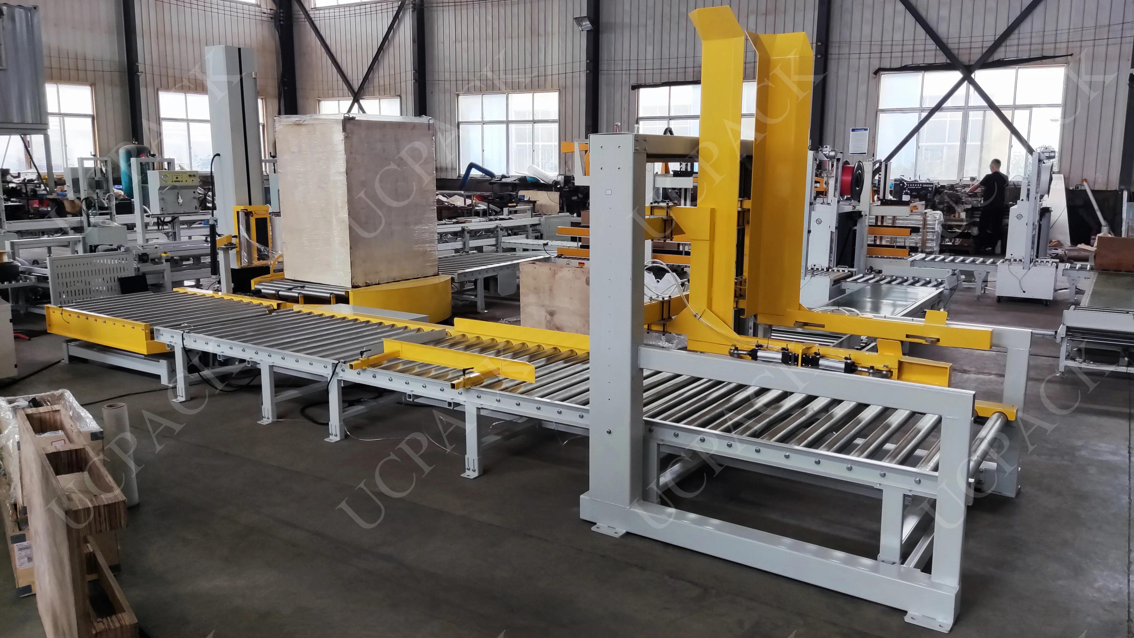 Automatic Pallet Magazine Pallet Dispenser for Pallet Stacking Machine ...