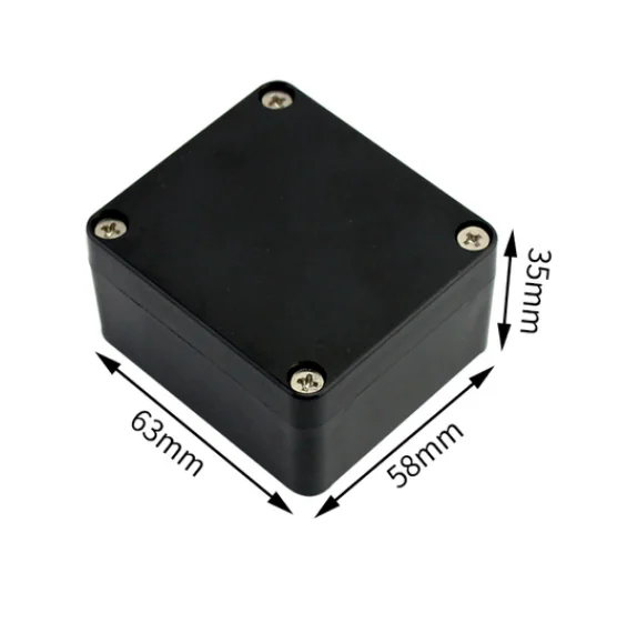 Black Junction Box - IP65 Waterproof Electrical Enclosure