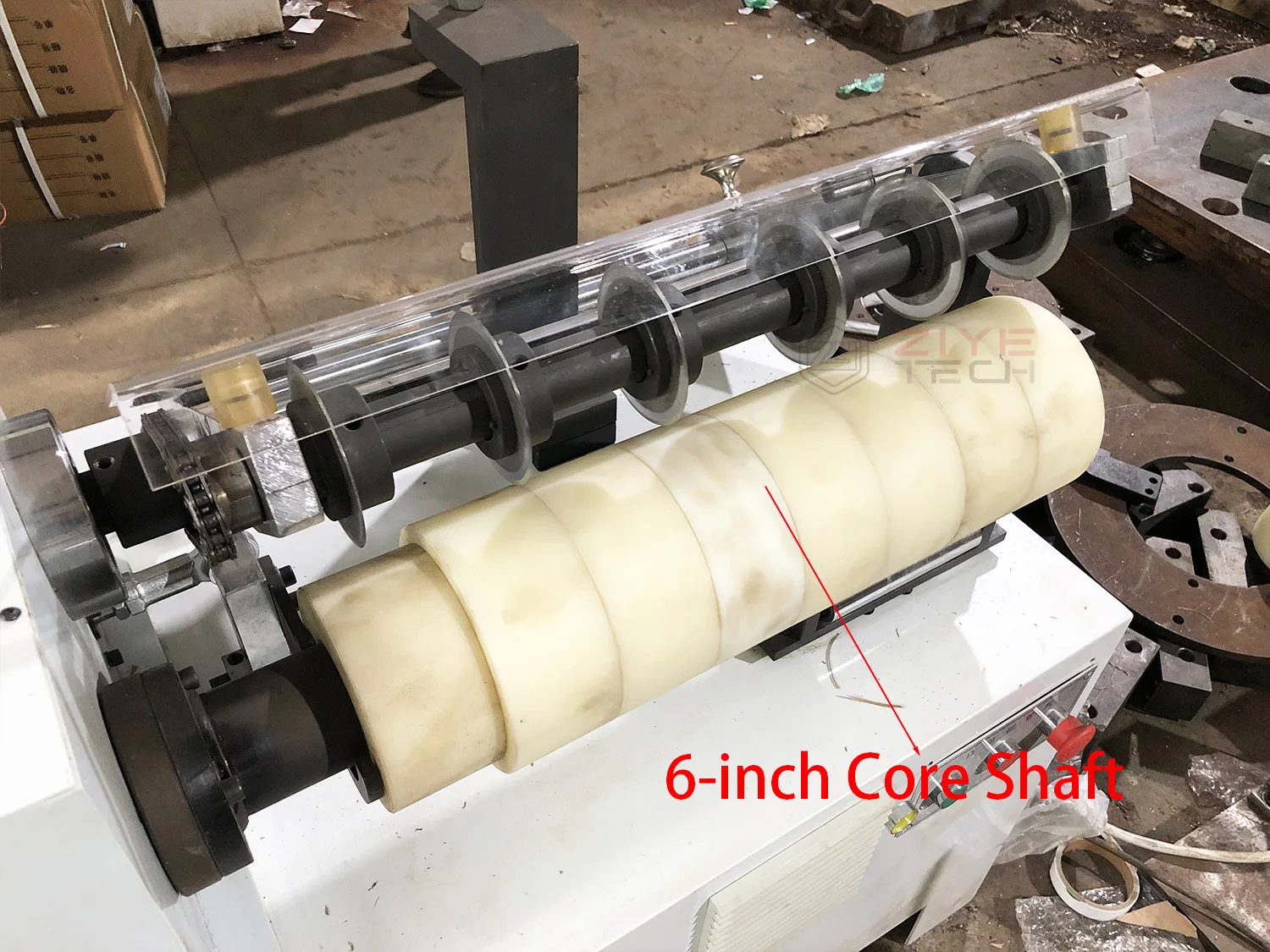 HJ-500 Paper Tube Core Cutting Machine - Efficient & Durable