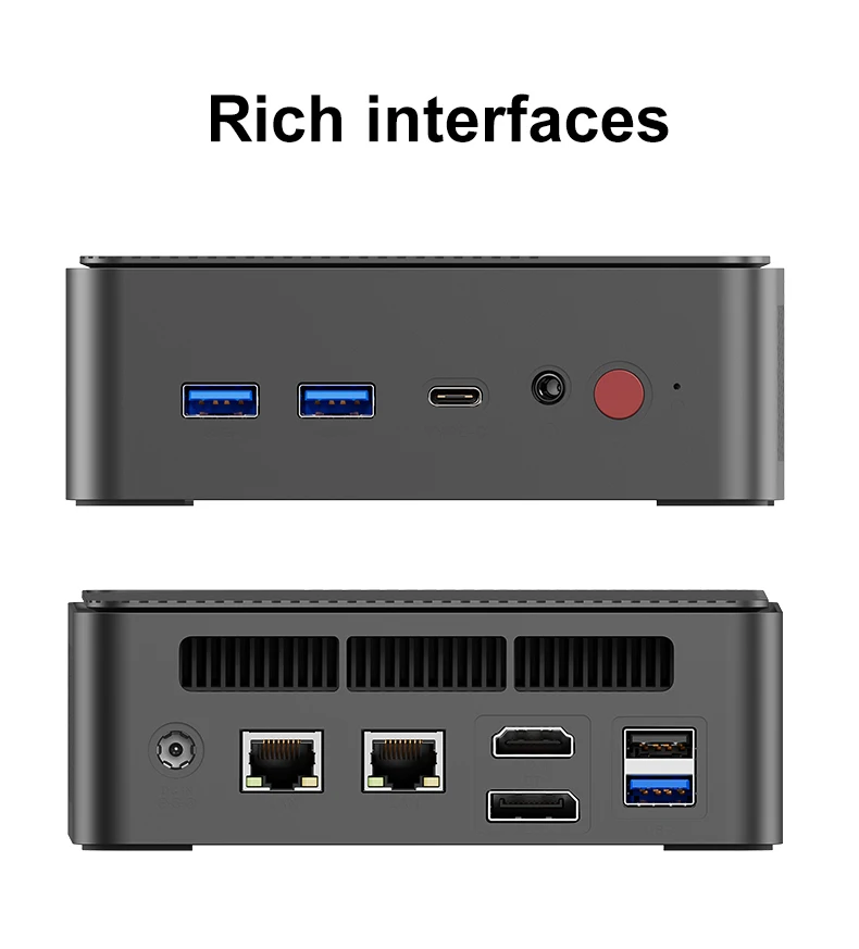 12th Generation Intel N100 Mini PC - 8GB DDR5, 256GB SSD