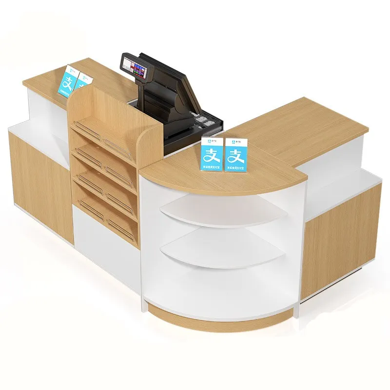 Convenience Store Checkout Counter Mdf Board For Retail - Buy Cashier ...