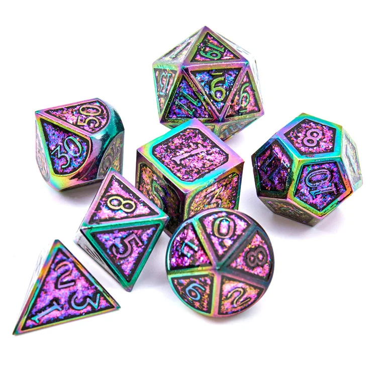 Metal Dice - Custom DND Dice Set by Factory Direct Supplier