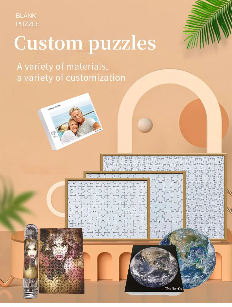 Custom Tube Jigsaw Puzzles Paper Educational 150pcs Children Adult Toy ...