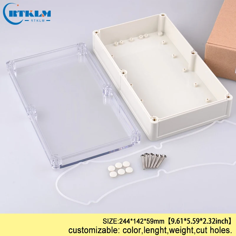 Diy Electrical Plastic Junction Box Ip68 Waterproof Cable Pvc Enclosure ...