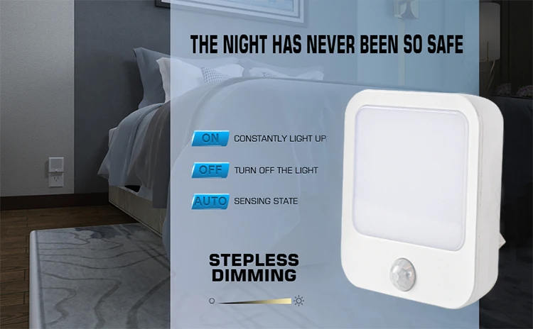 Dormitory Bedroom Small Aisle Light,Plug In Lamp Bedroom Sleeping Light ...